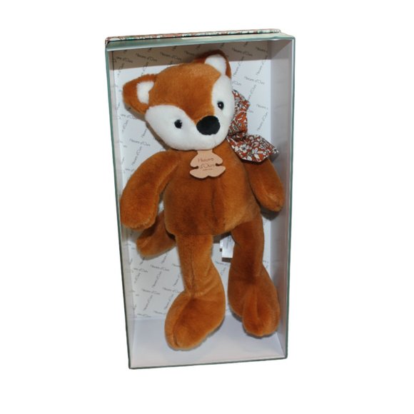 Histoire d'Ours | Toys | Histoire Dours Paris Fox Floral Plush Stuffed ...
